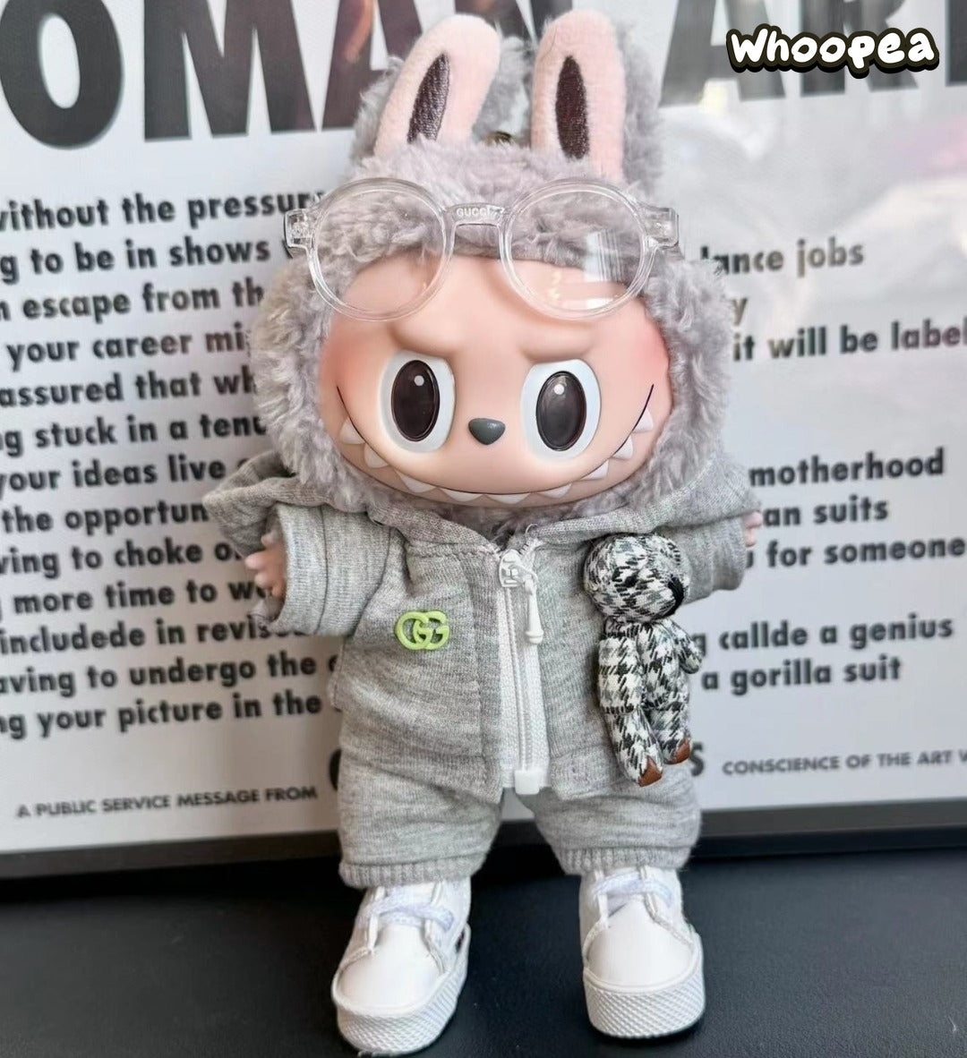 POP MART Labubu Replacing Clothes Set, Labubu Outfit GUCCI (No Dolls ...